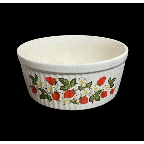 Sheffield | Kitchen | Vintage Sheffield Strawberries N Cream Stoneware ...